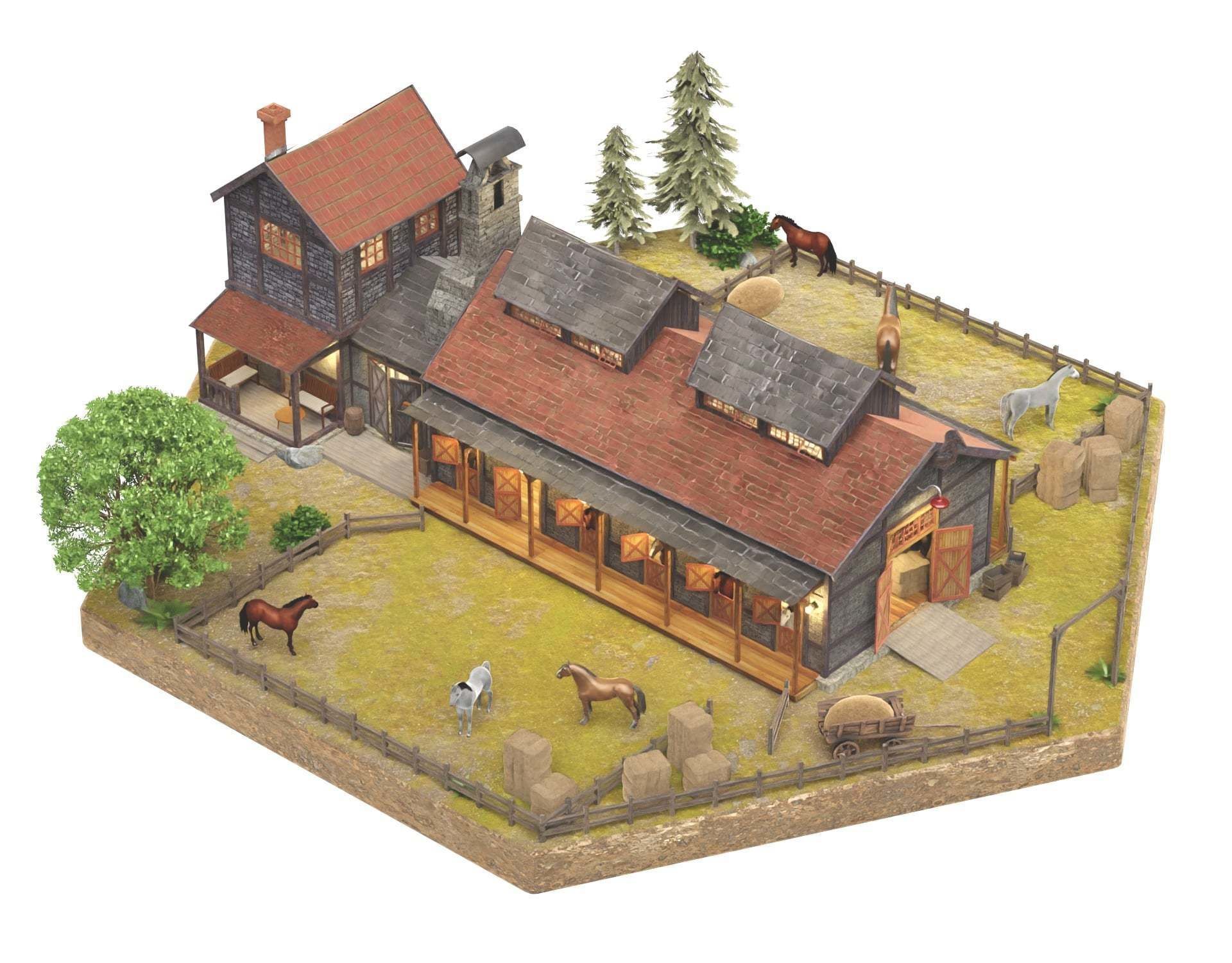 Old stable with textures 3D model | CGTrader