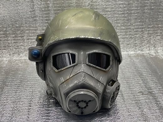 Printable NCR Fallout Veteran Helmet 3D model 3D printable | CGTrader