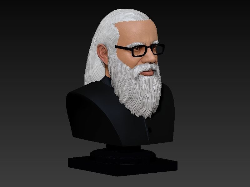 Narendra modi bust 3D model 3D printable | CGTrader
