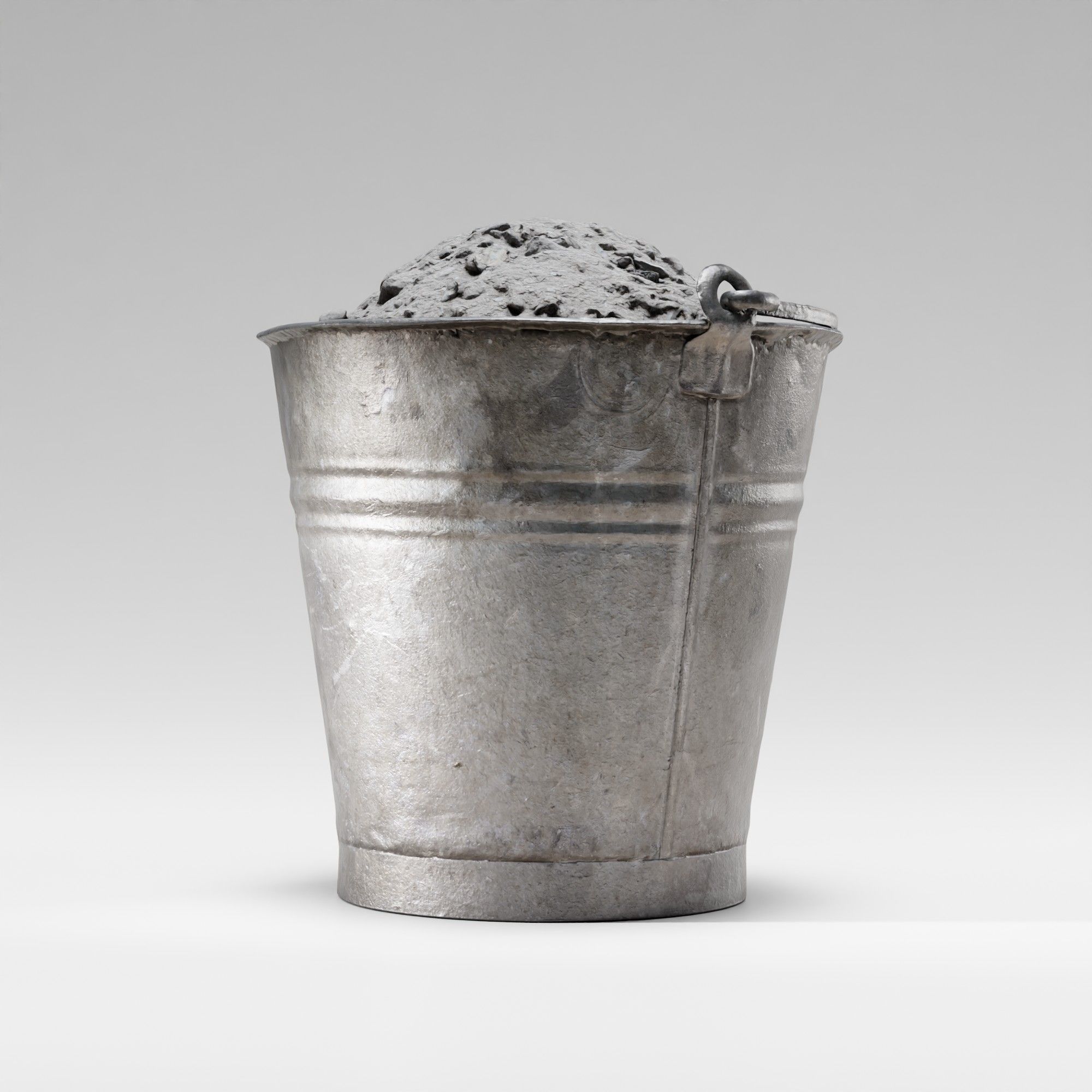Old Metal Bucket With Coal Ash - 3d Scan 39K Vertices 3D model | CGTrader