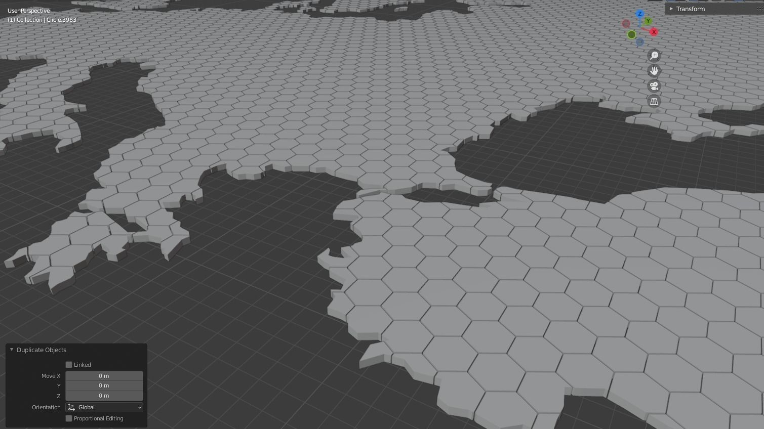 Europe Hexagon Map 3D model | CGTrader