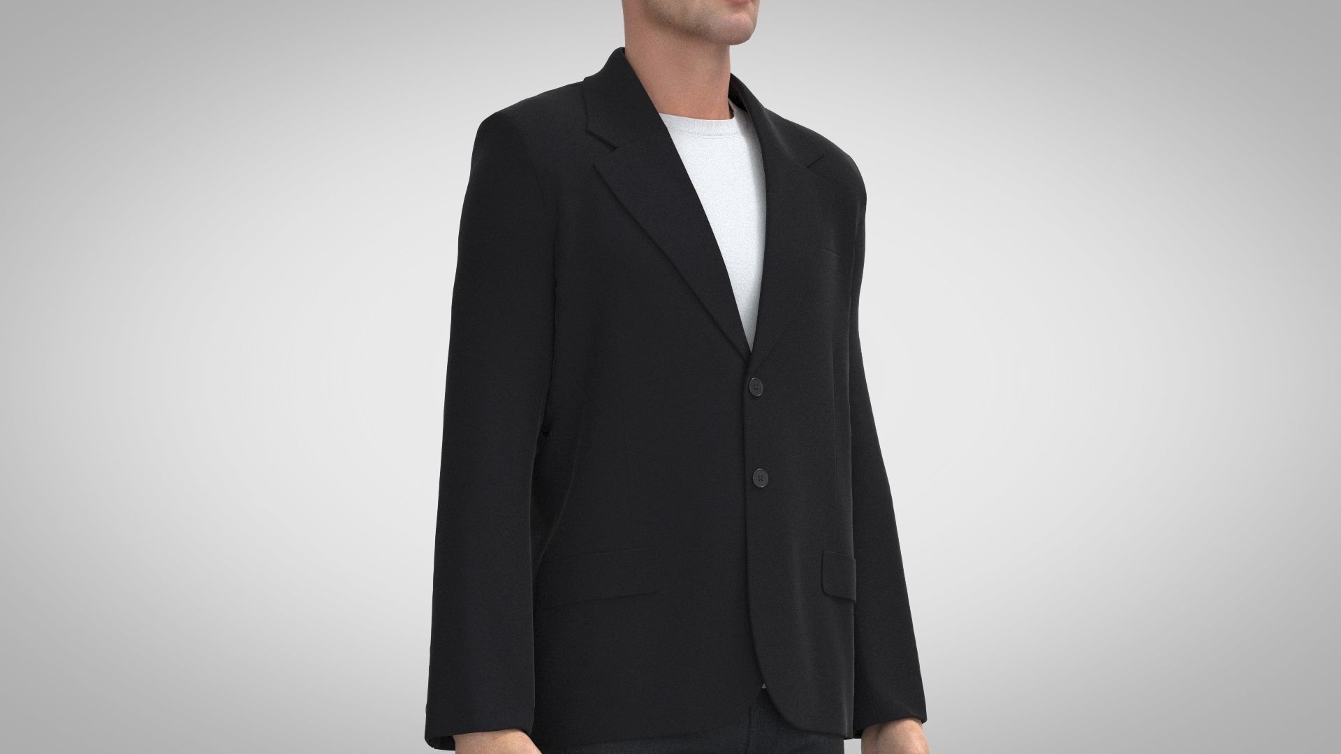 Classic Suit Jacket 3D model | CGTrader