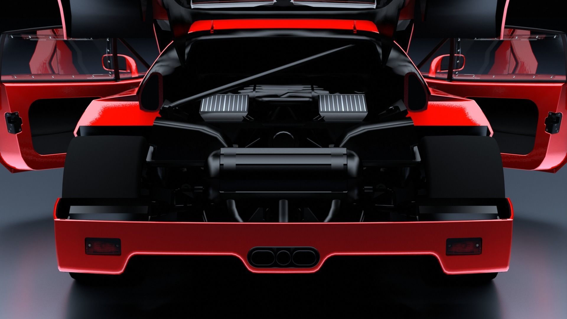 Ferrari F40 3D model | CGTrader