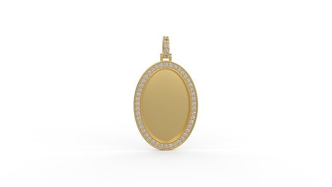 Memory Frame Pendant 08 3D model 3D printable | CGTrader