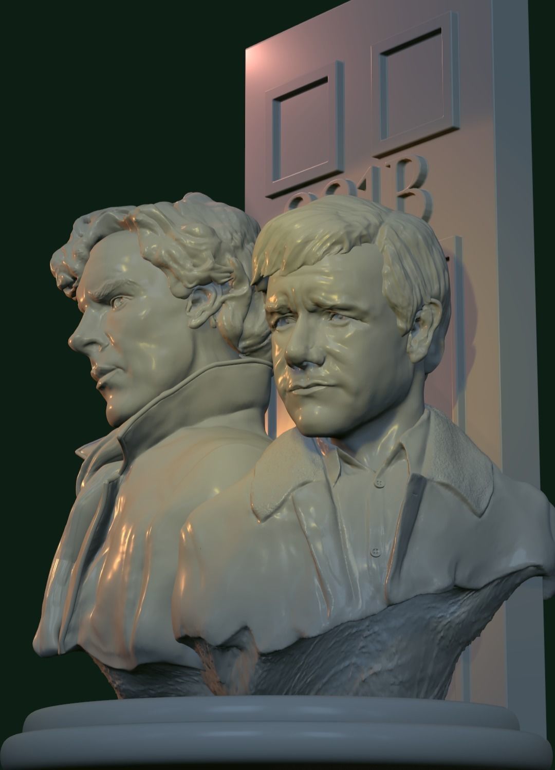 Sherlock Cumberbatch and Freeman 3D model 3D printable | CGTrader
