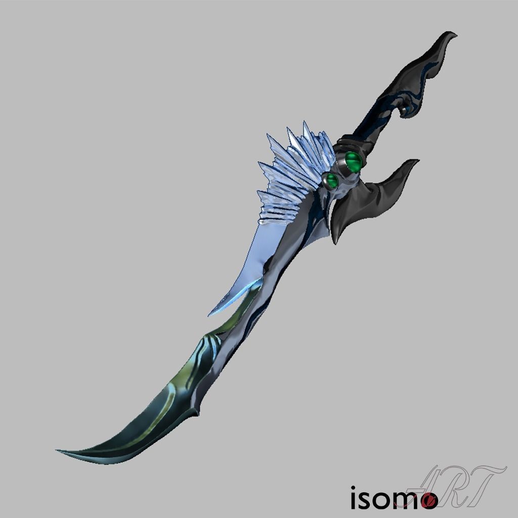 Bastard Sword of Divine Light for FFXIV Cosplay Prop of Hydaelyn 3D ...