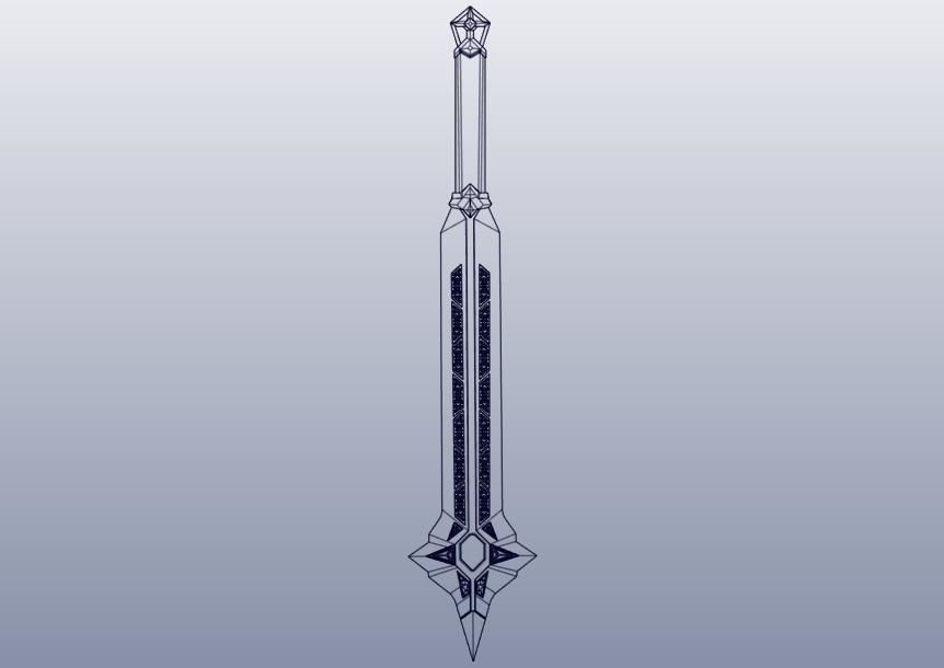 Balin Sword 3D model 3D printable | CGTrader