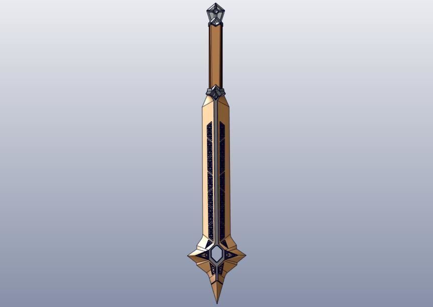 Balin Sword 3D model 3D printable | CGTrader