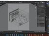 3D model room-hacker low poly model render in blender VR / AR / low ...