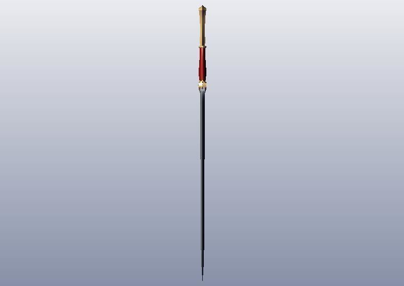 Isildur Sword 3D model 3D printable | CGTrader