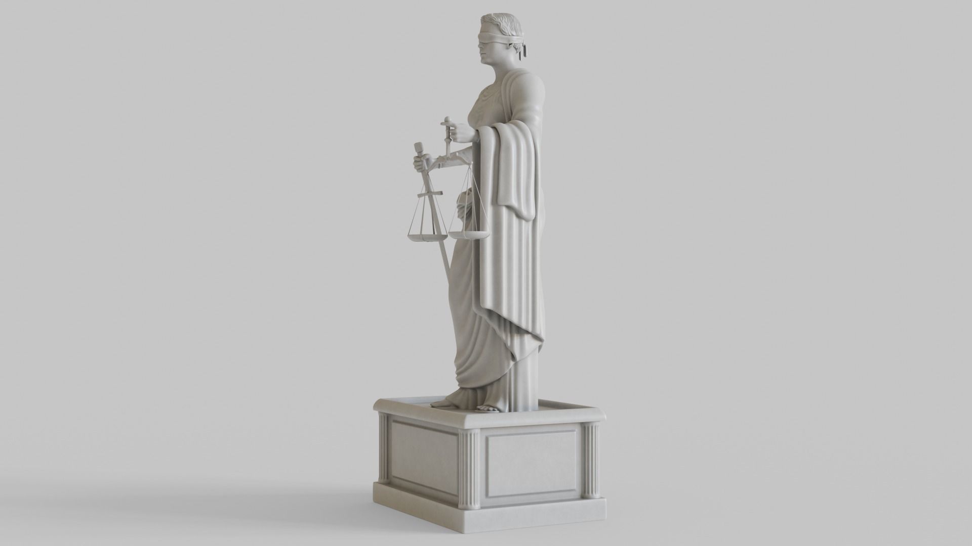 Themis Goddess of Law and Justice 3D model | CGTrader