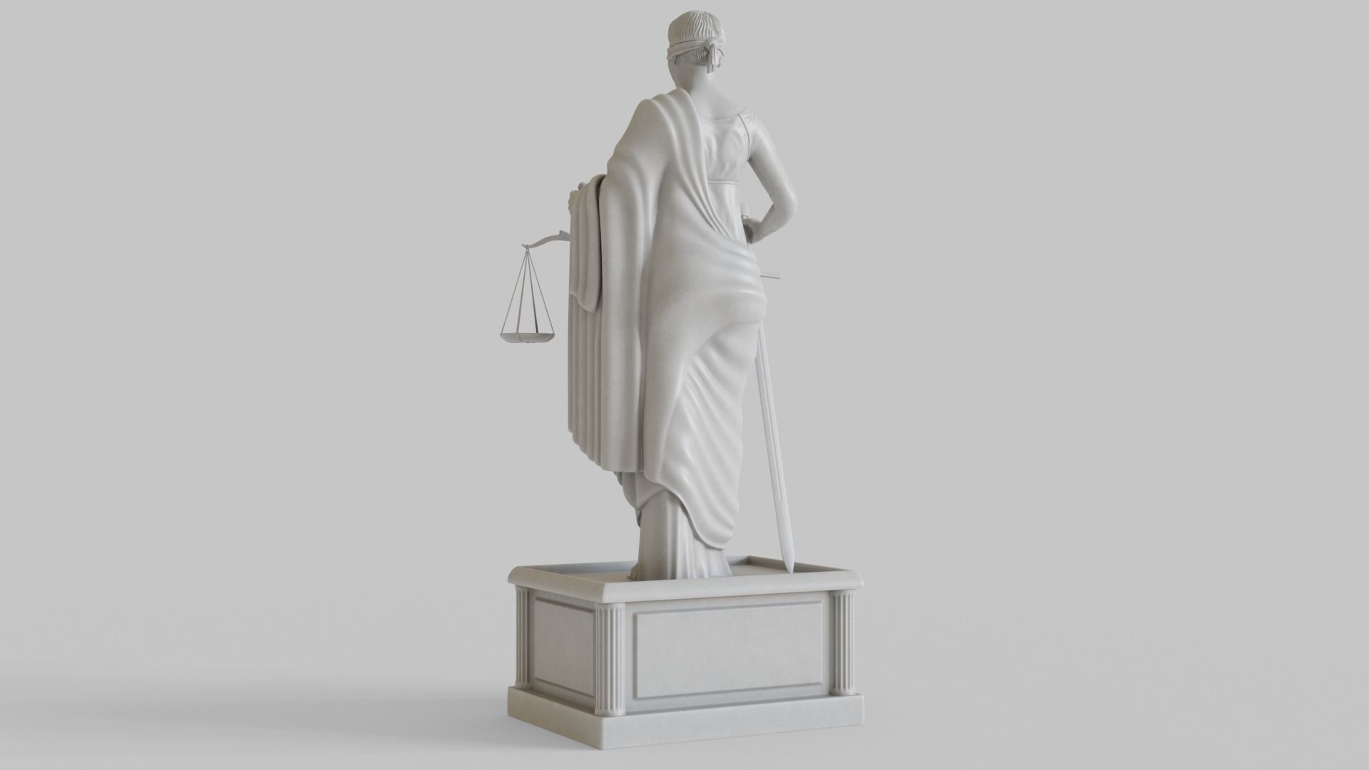 Themis Goddess of Law and Justice 3D model | CGTrader