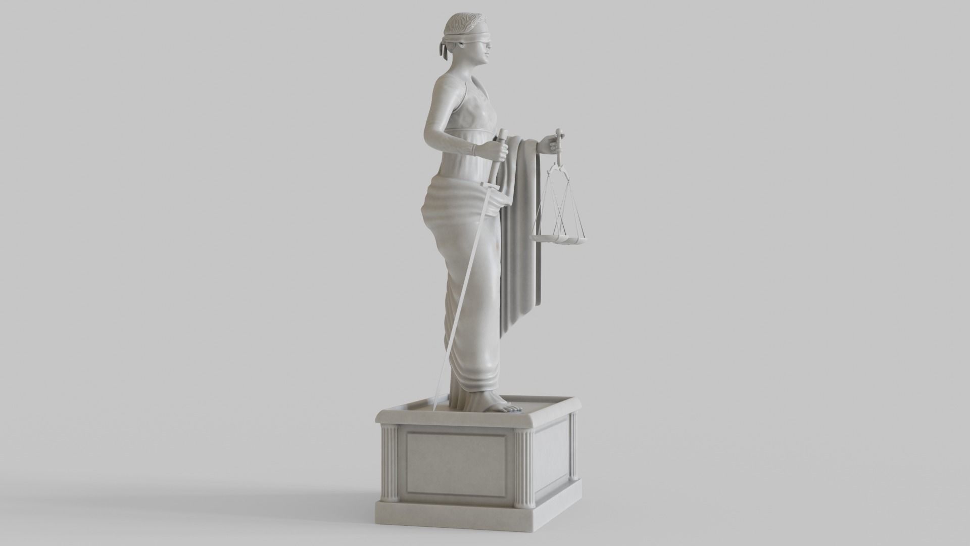 Themis Goddess of Law and Justice 3D model | CGTrader