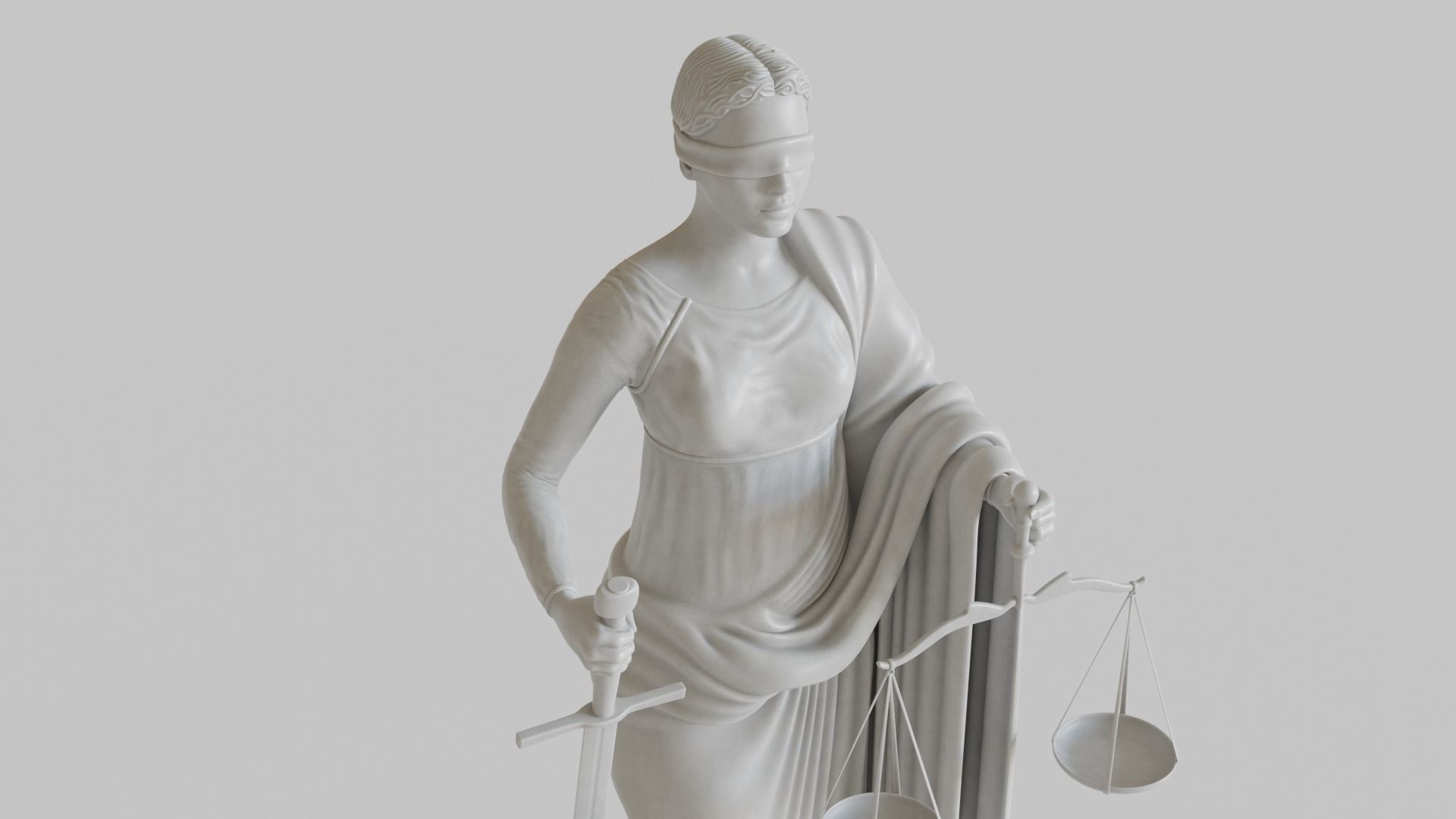 Themis Goddess of Law and Justice 3D model | CGTrader