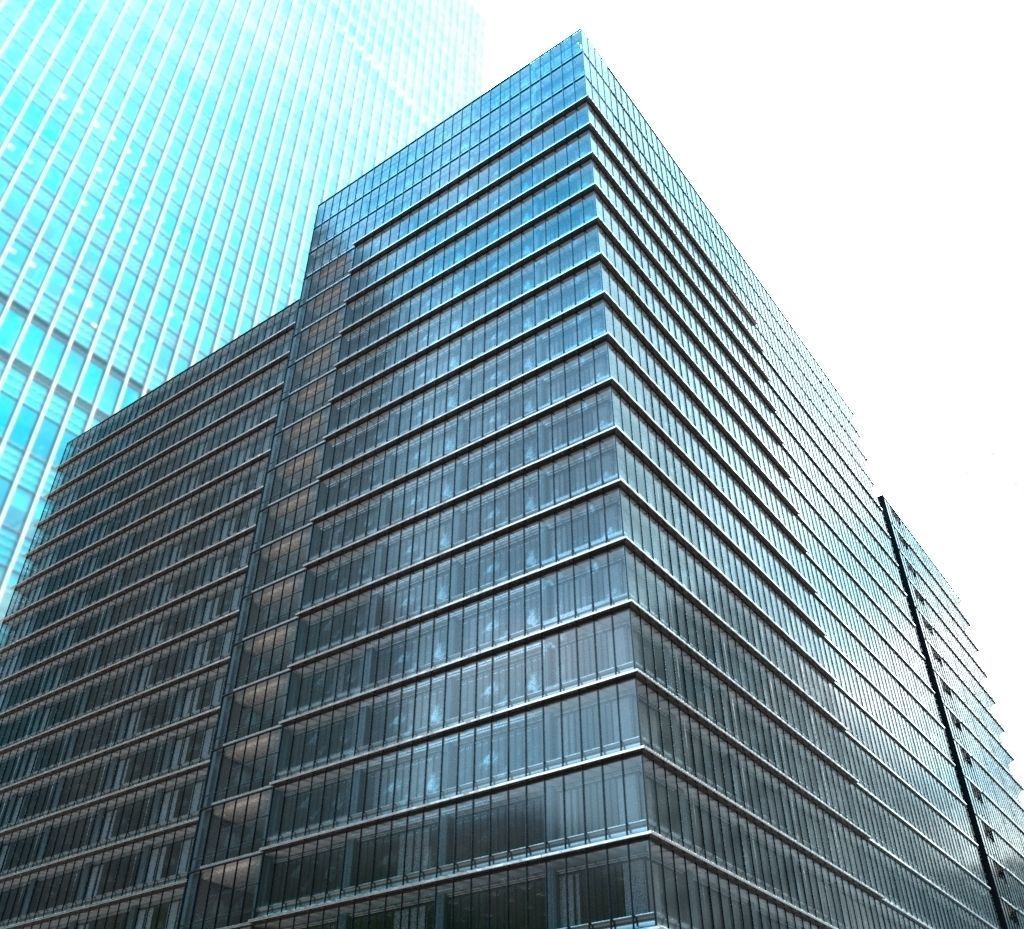 high quality city building modern exterior metal 3D model | CGTrader