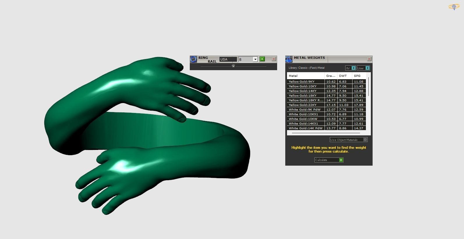 hug ring 3D model 3D printable | CGTrader