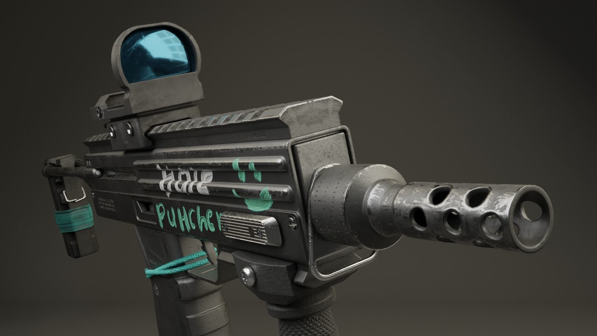 3D model MICRO UZI VR / AR / low-poly | CGTrader