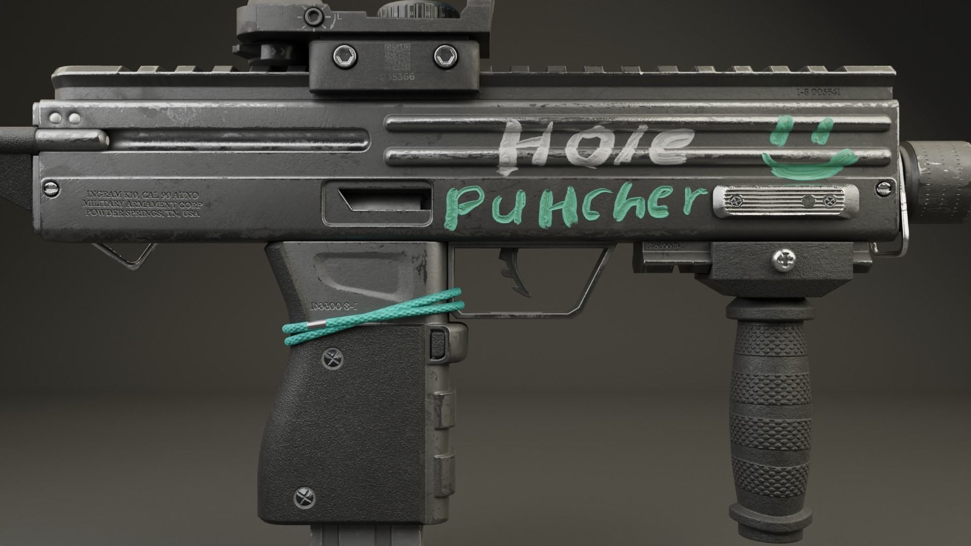 3D model MICRO UZI VR / AR / low-poly | CGTrader