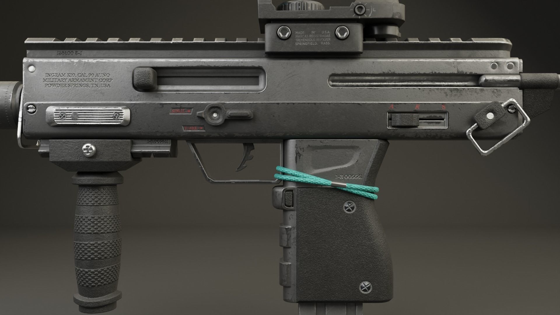 3D model MICRO UZI VR / AR / low-poly | CGTrader