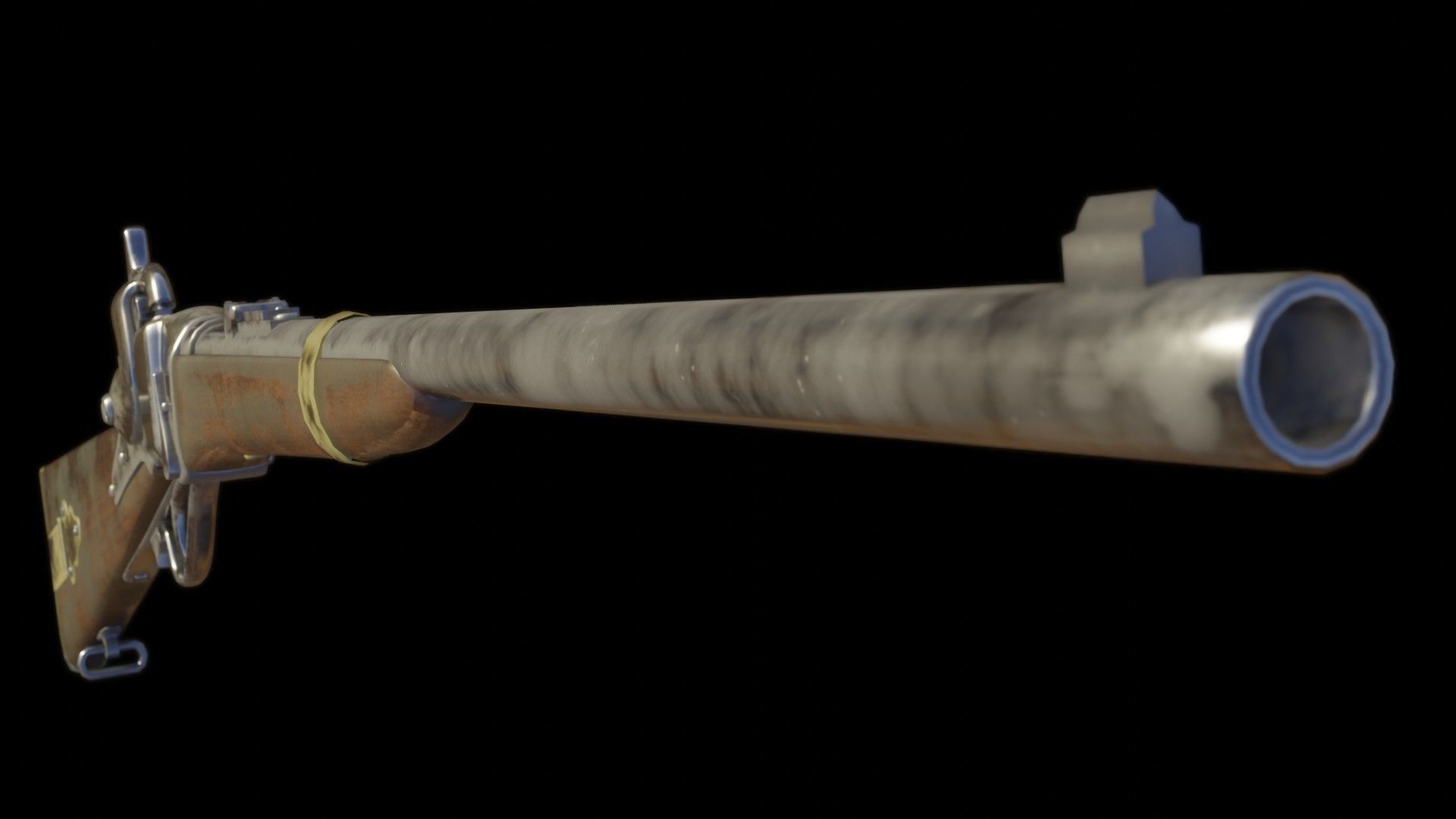 3D model M1859 Sharps Carbine VR / AR / low-poly | CGTrader