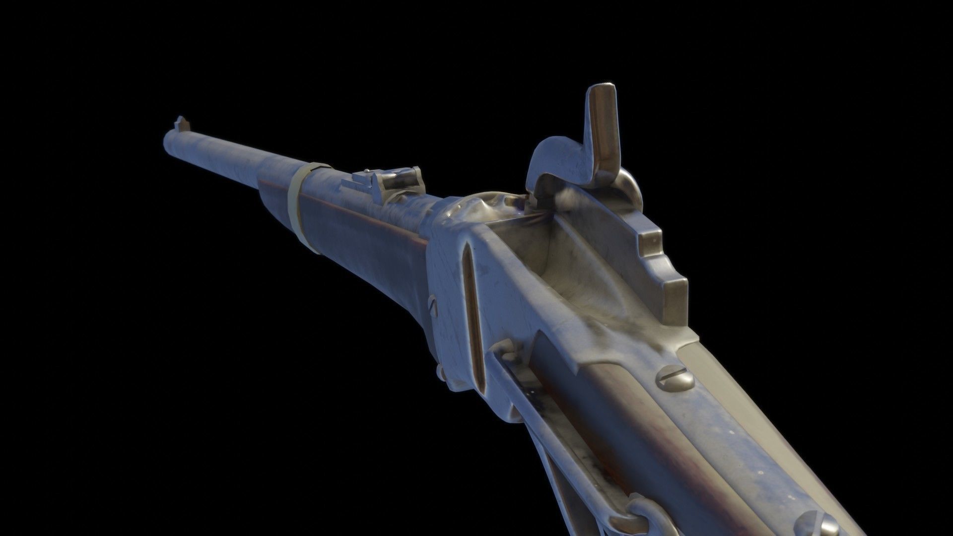 3D model M1859 Sharps Carbine VR / AR / low-poly | CGTrader