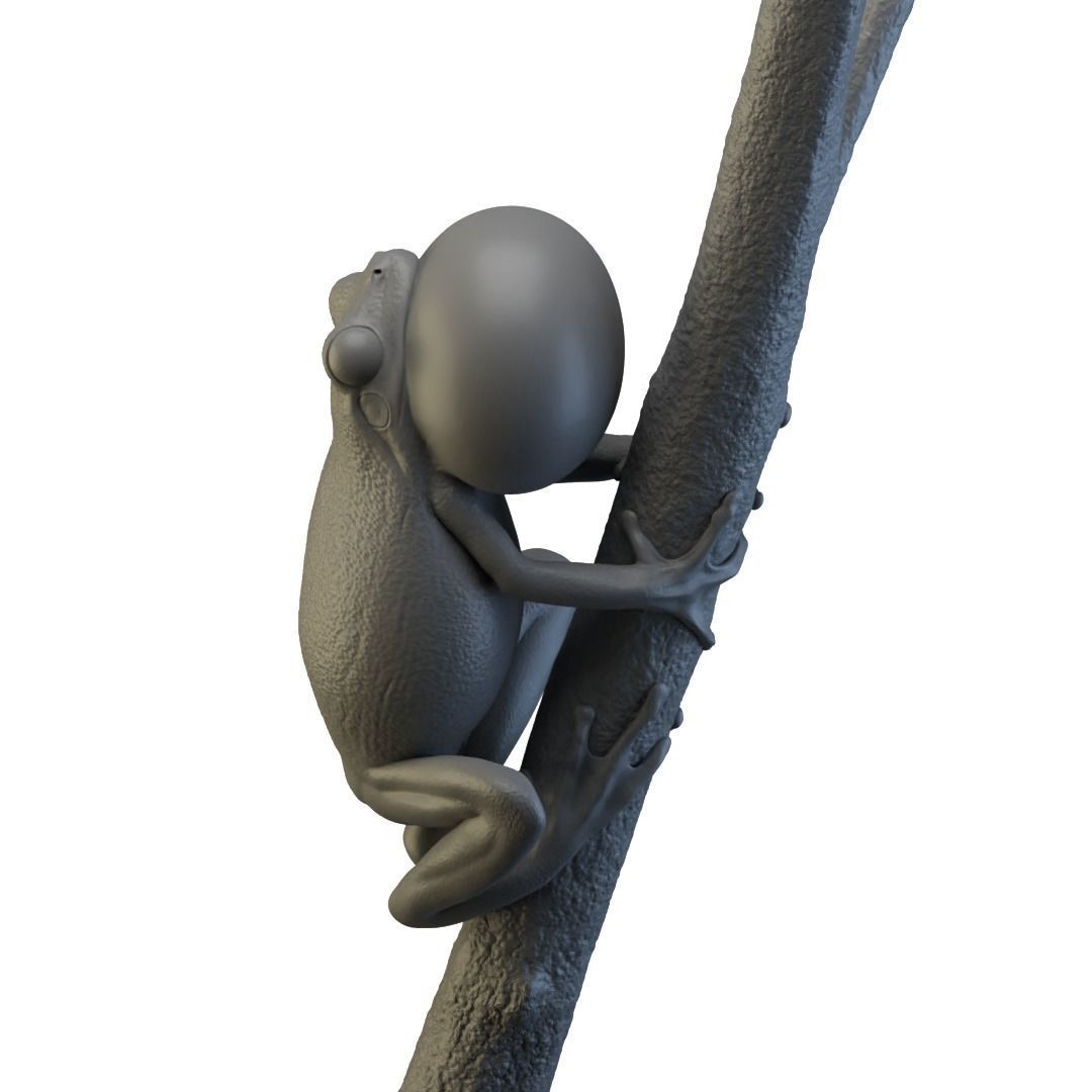 American green tree frog 3D model 3D printable | CGTrader