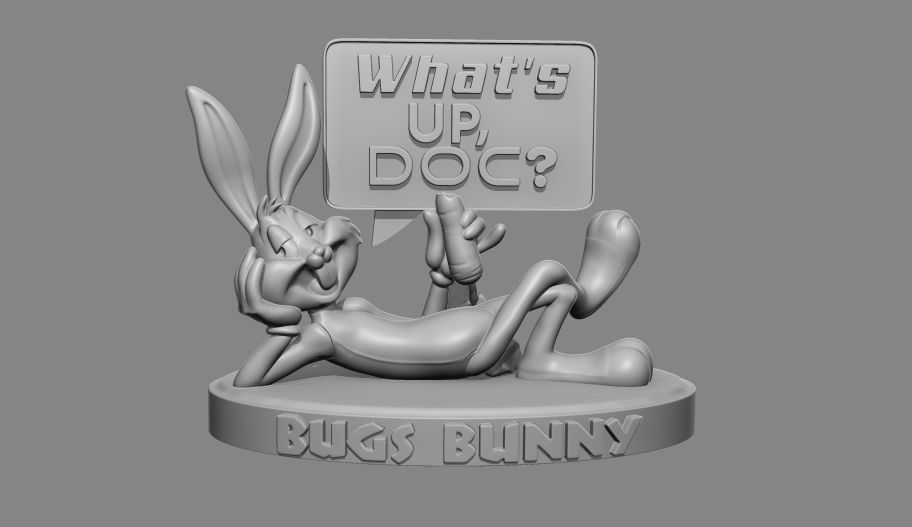 Bugs Bunny 3D model 3D printable | CGTrader