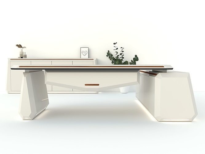 Stone Office furniture 3D model | CGTrader