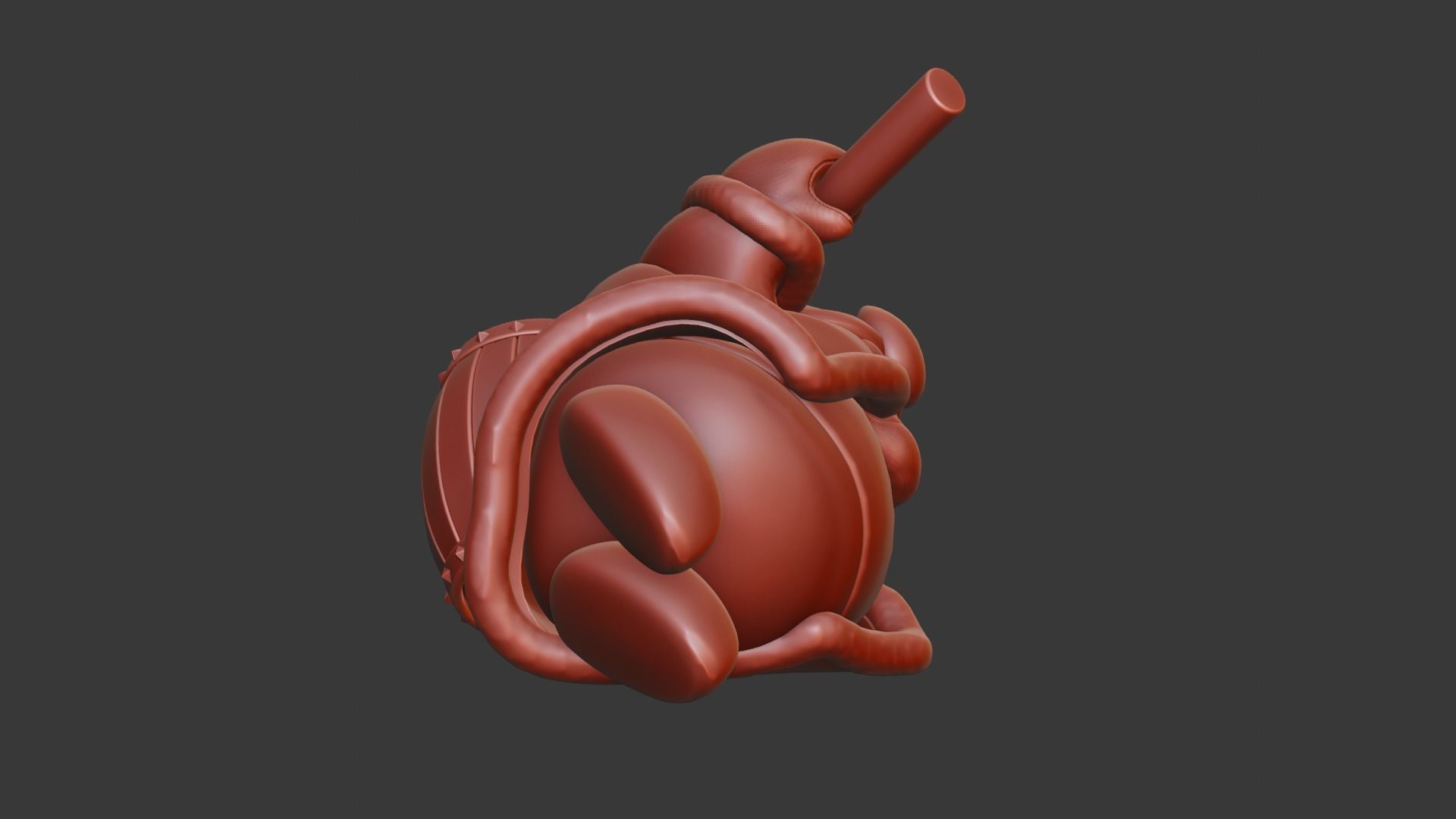 King Dedede Lounging 3D model 3D printable | CGTrader