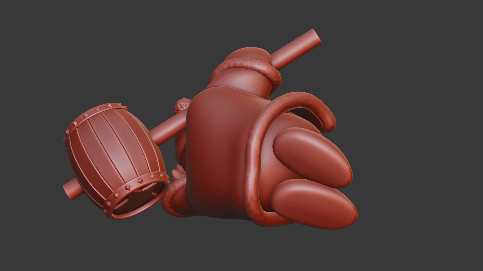 King Dedede Lounging 3D model 3D printable | CGTrader