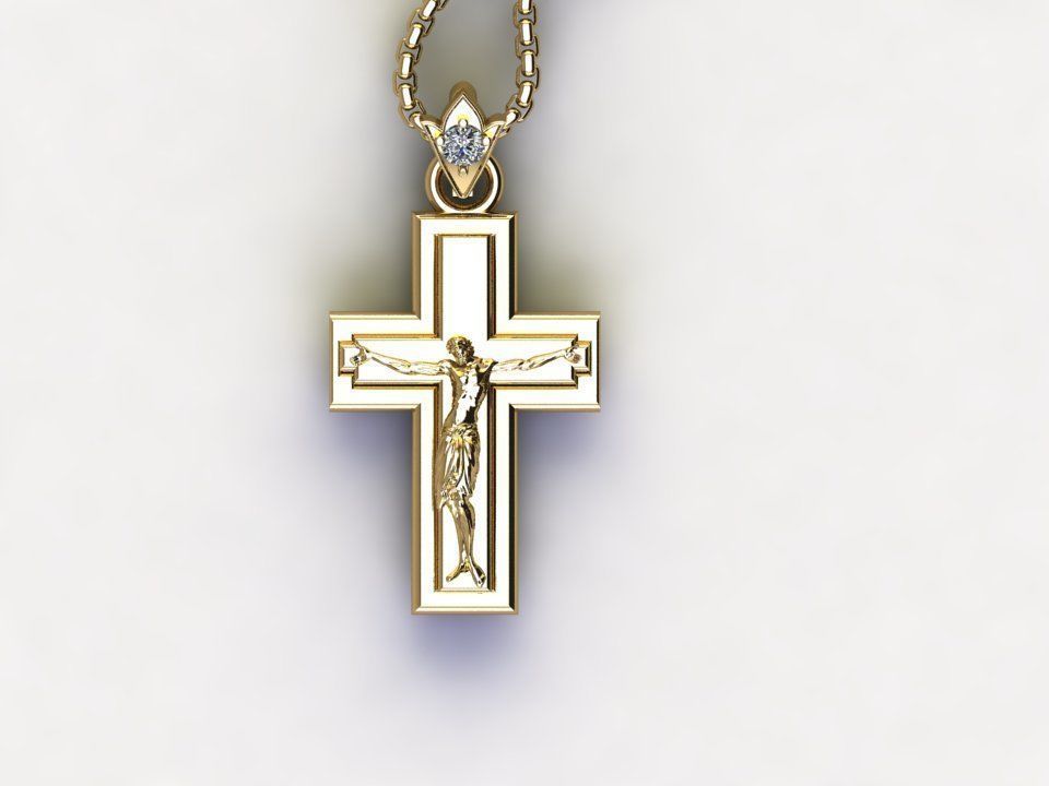 Jesus Pendant 3D cad 3D model | CGTrader