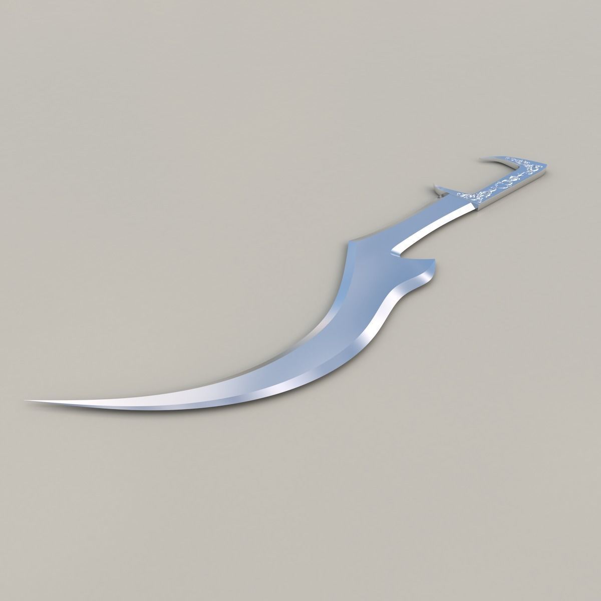 Ancient Greek Sickle Sword 3D model 3D printable | CGTrader