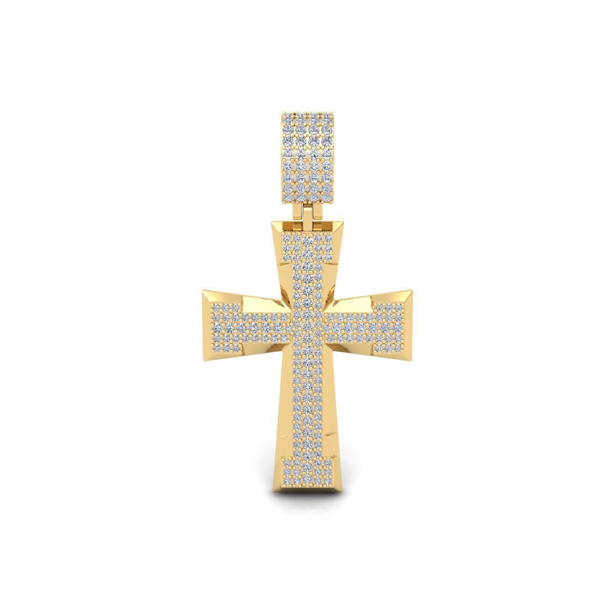 Cross Custom Pendent 3d Model And Render Detail 3D model 3D printable ...