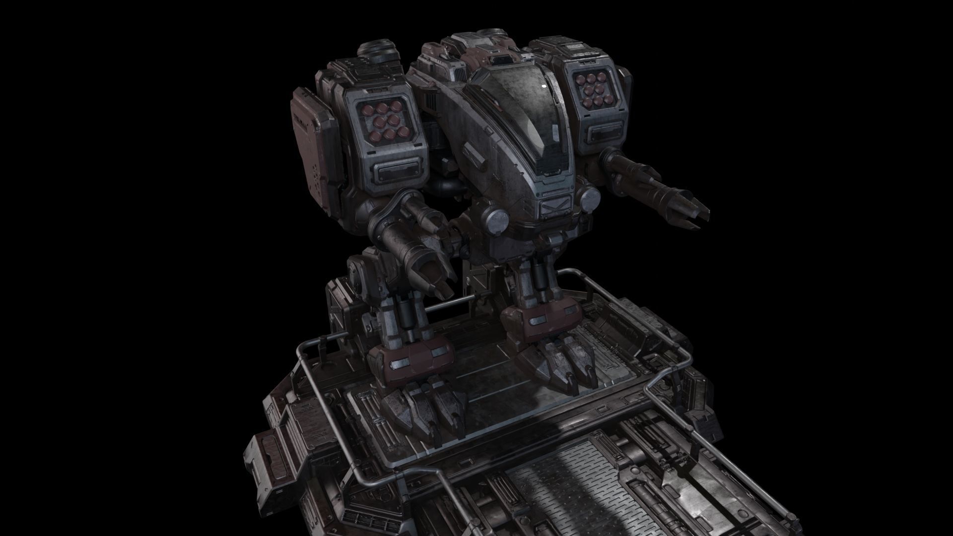 Starcraft 2 Goliath - 3D Print Statue 3D model 3D printable | CGTrader