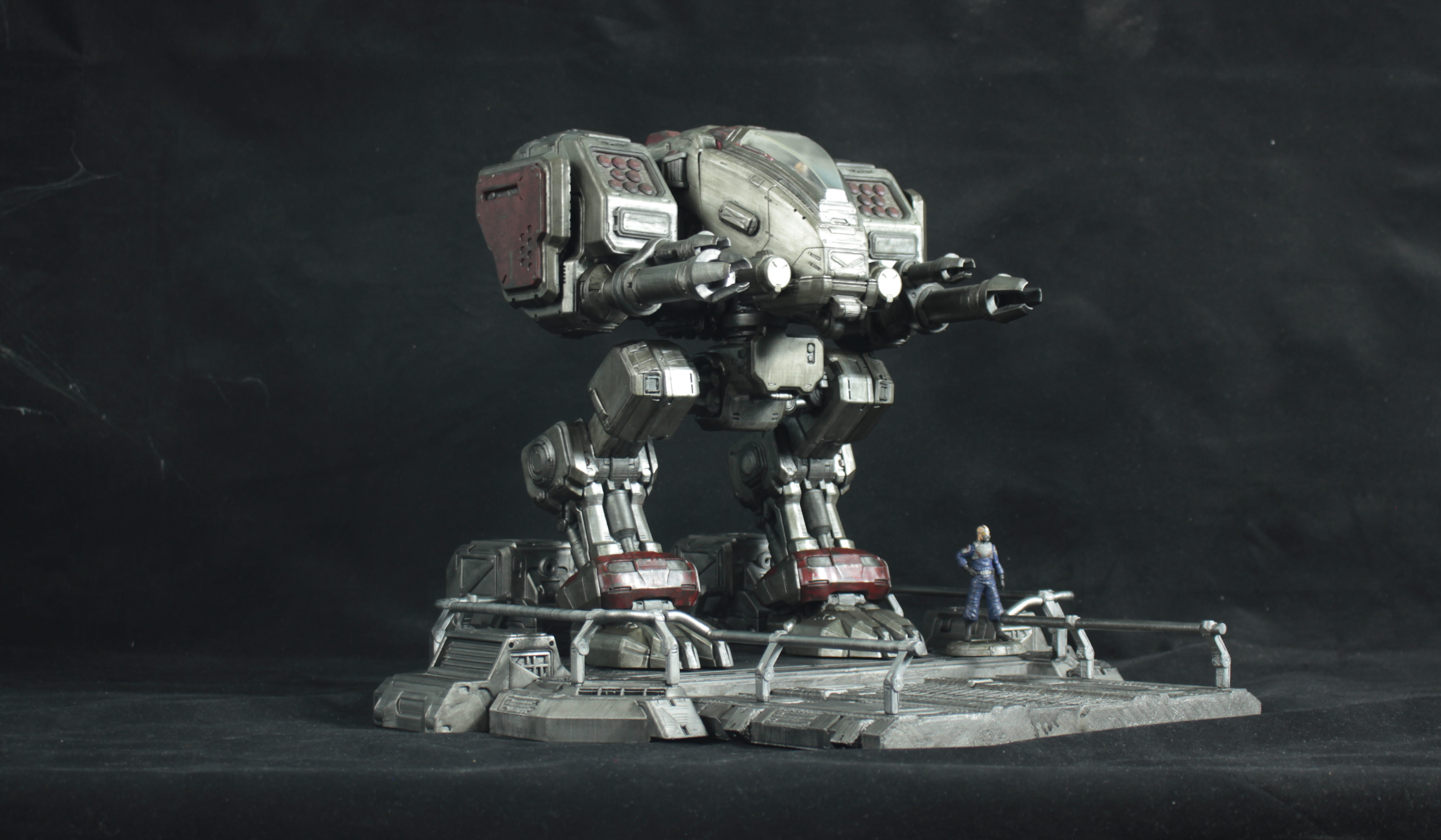 Starcraft 2 Goliath - 3D Print Statue 3D model 3D printable | CGTrader