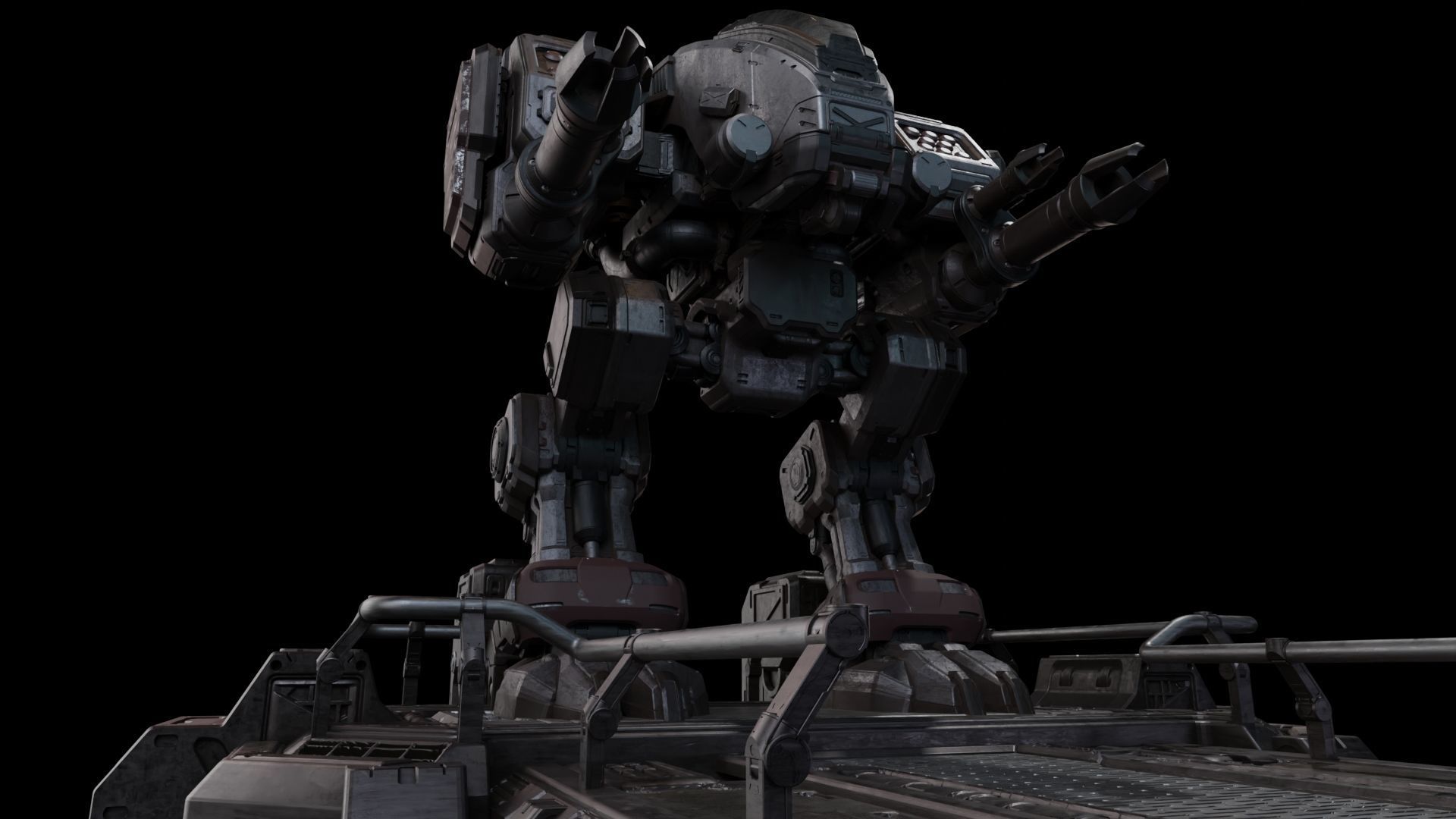 Starcraft 2 Goliath - 3D Print Statue 3D model 3D printable | CGTrader