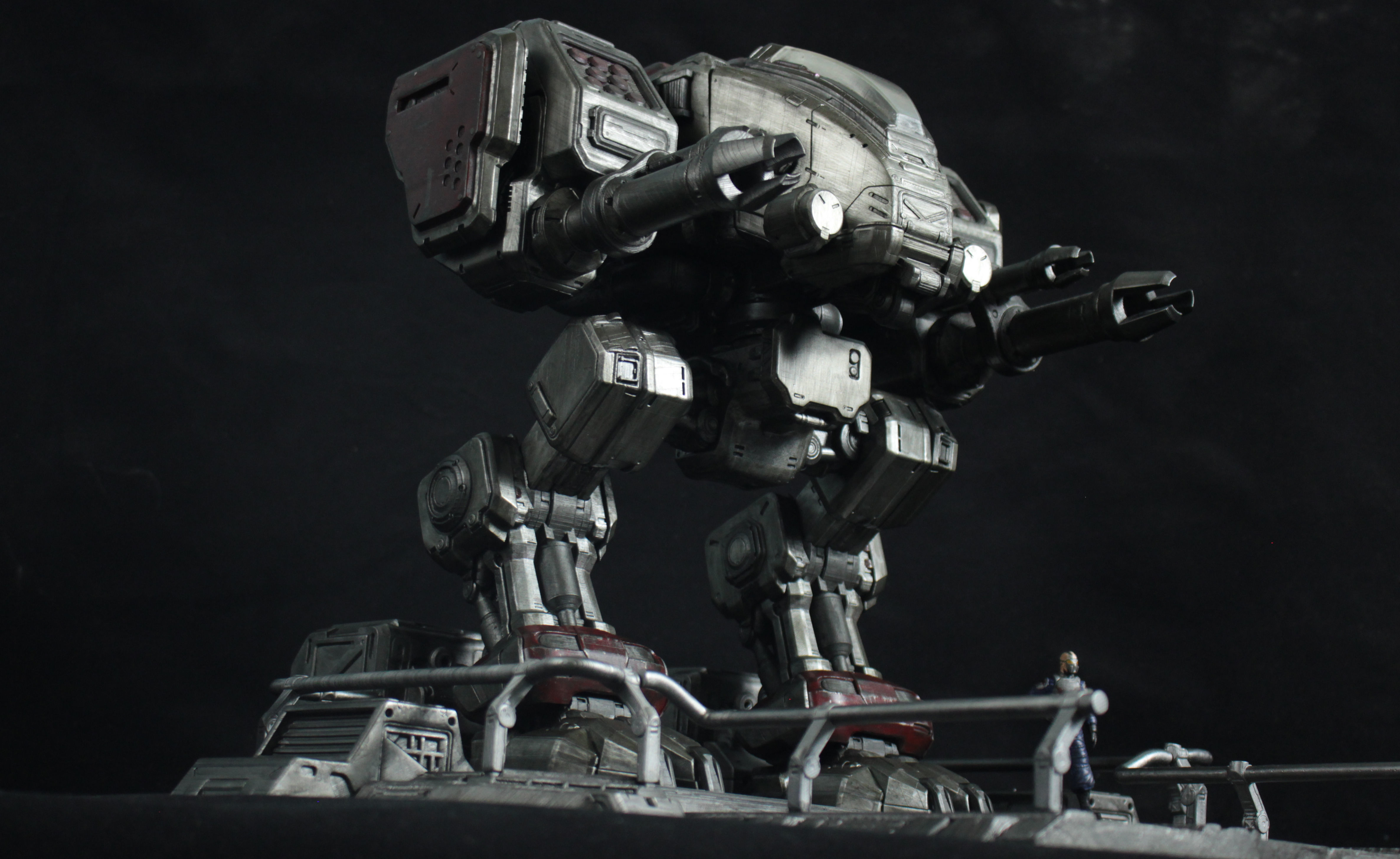 Starcraft 2 Goliath - 3D Print Statue 3D model 3D printable | CGTrader