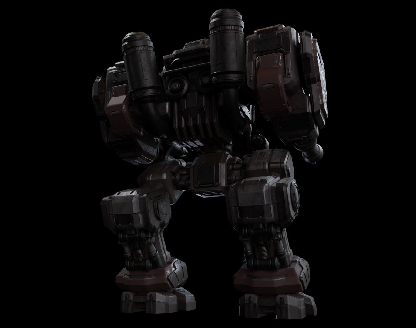 Starcraft 2 Goliath - 3D Print Statue 3D model 3D printable | CGTrader