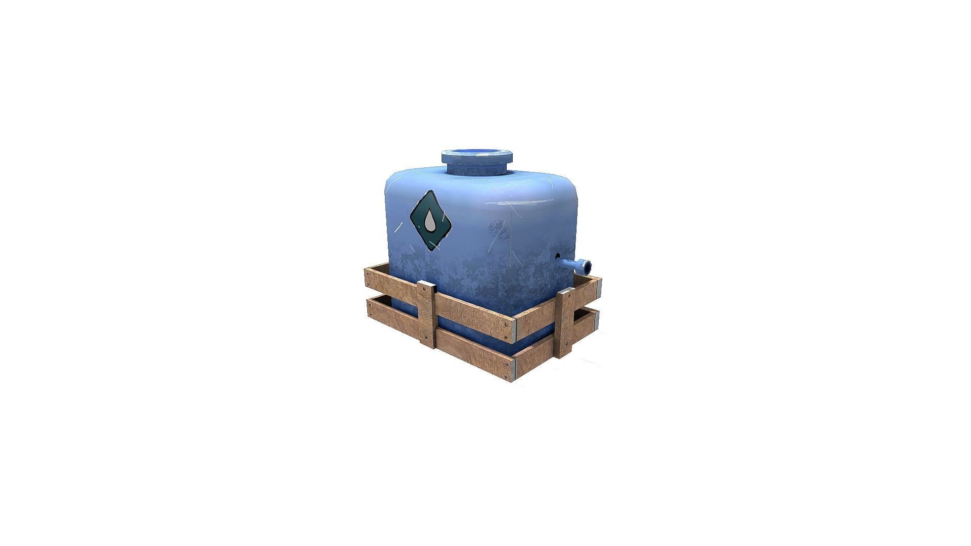Water Tank free VR / AR / low-poly 3D model | CGTrader