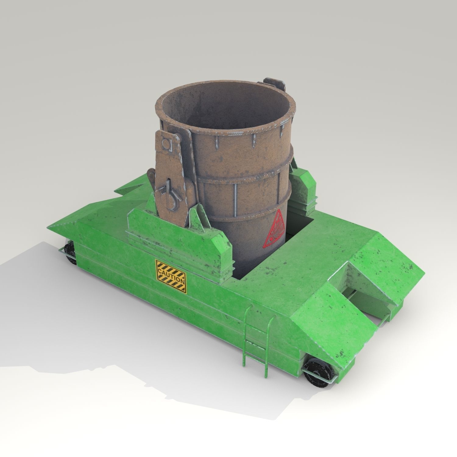 3D model Ladle Transfer Car VR / AR / low-poly | CGTrader