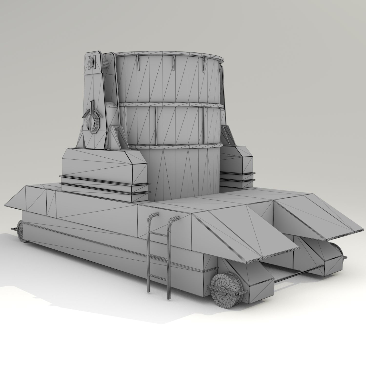 3D model Ladle Transfer Car VR / AR / low-poly | CGTrader