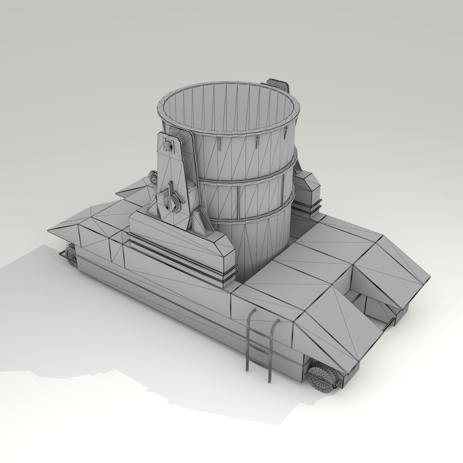 3D model Ladle Transfer Car VR / AR / low-poly | CGTrader