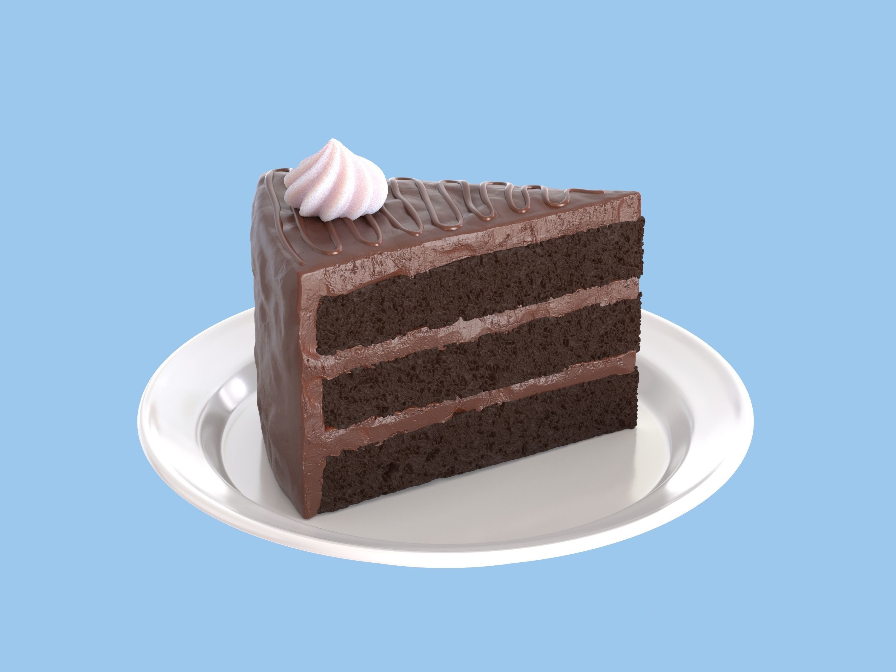 Cake Slice 3D model | CGTrader