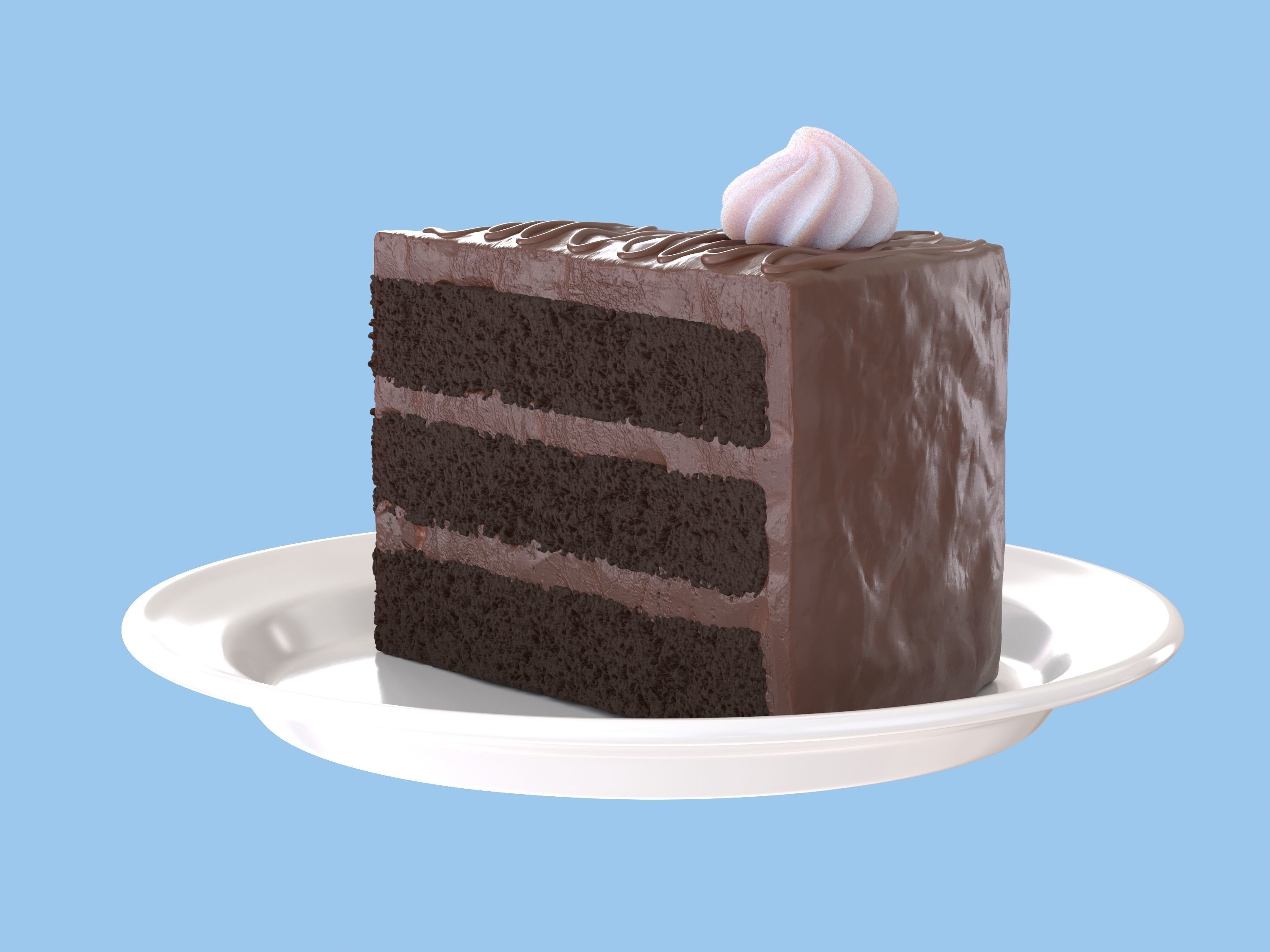 Cake Slice 3D model | CGTrader