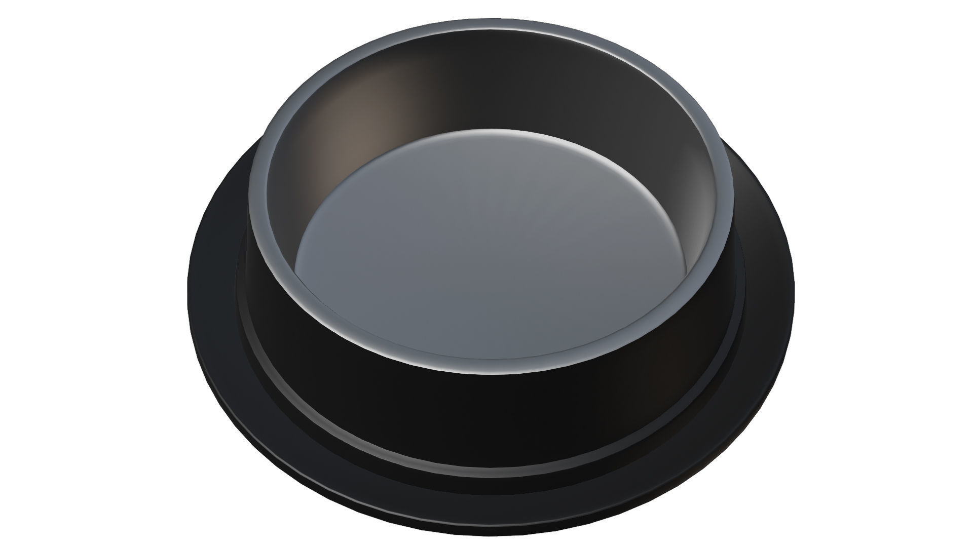 Dog Plate with Milk 3D model | CGTrader