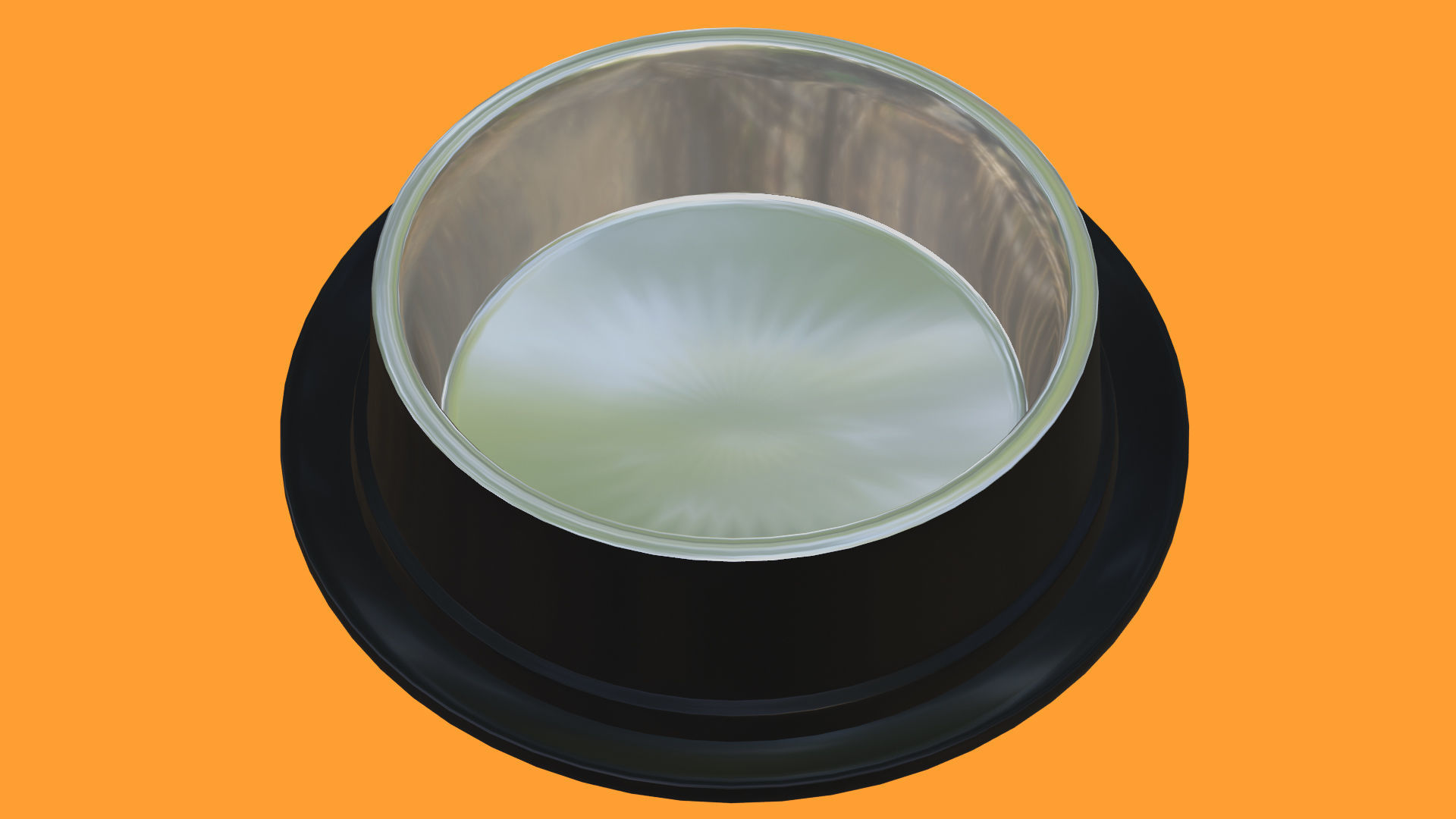 Dog Plate with Milk 3D model | CGTrader