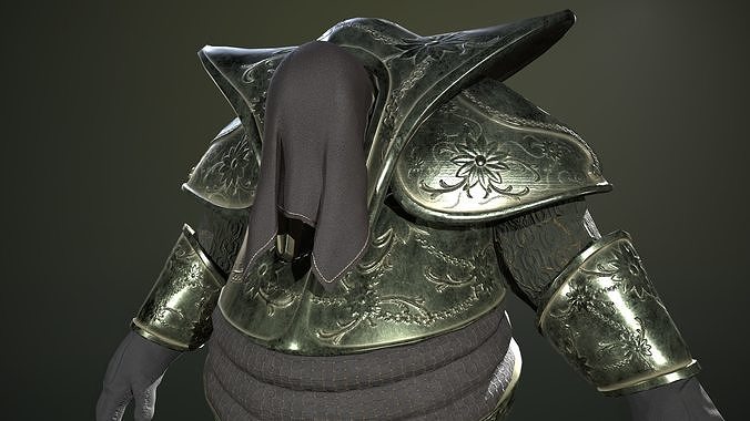 3D model Guardian knight in armor VR / AR / low-poly | CGTrader