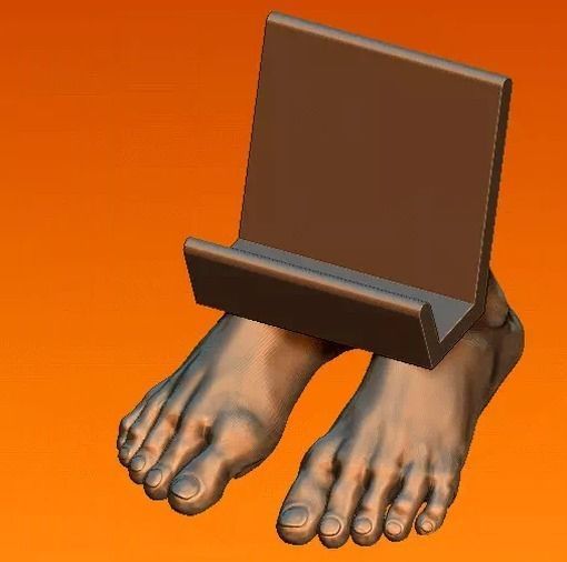 Feet for cell phone free 3D model 3D printable | CGTrader