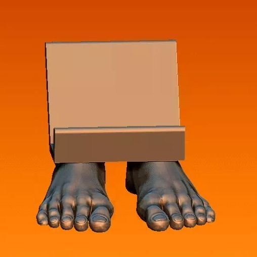 Feet for cell phone free 3D model 3D printable | CGTrader