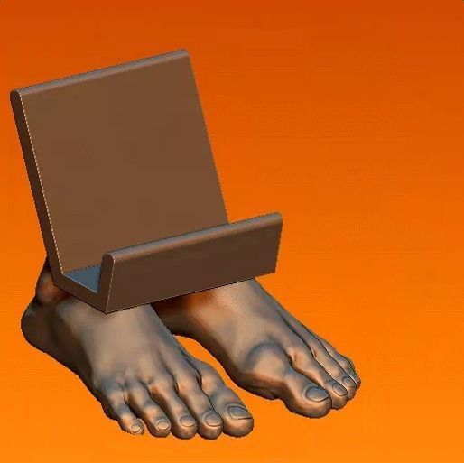 Feet for cell phone free 3D model 3D printable | CGTrader